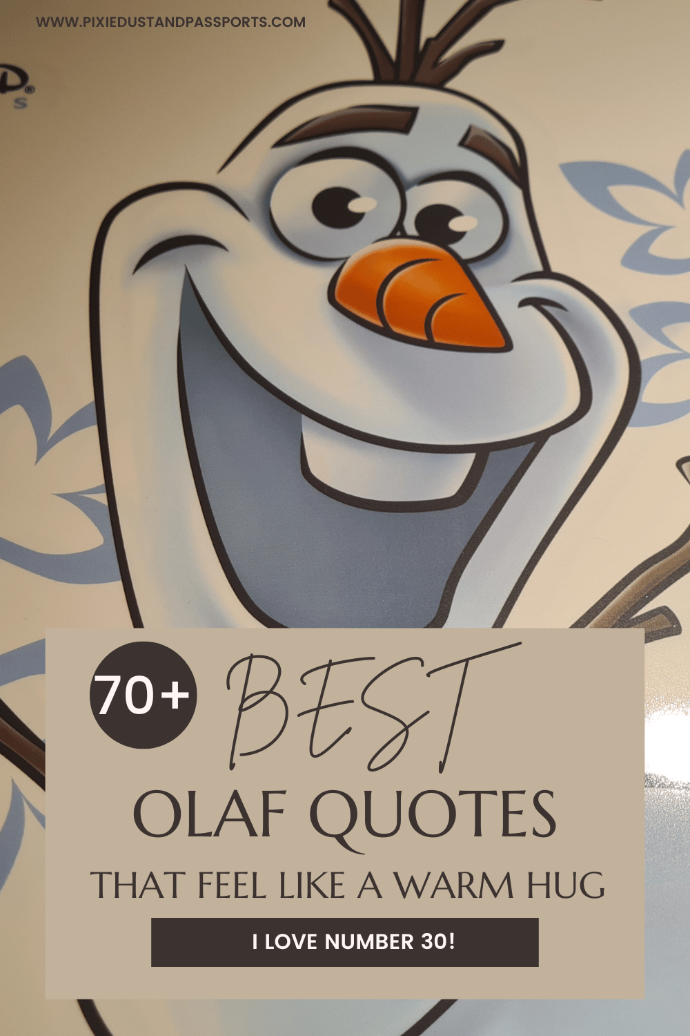 70+ Best Olaf Quotes That Feel Like a Warm Hug! - Pixie Dust and Passports