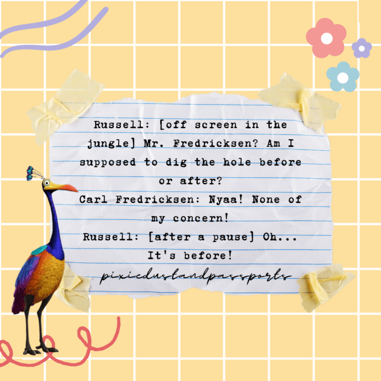 33 Russell from Up Quotes to Make You Laugh Out Loud!