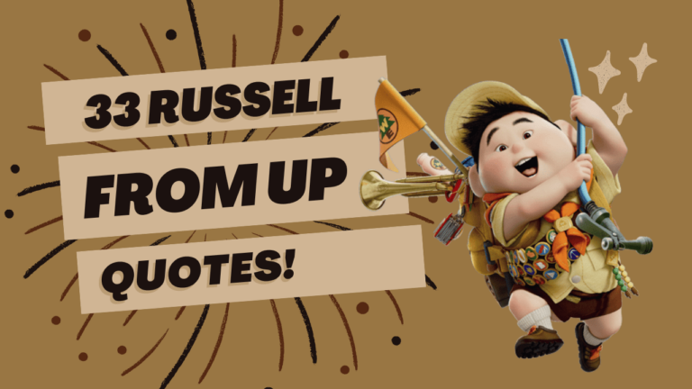 33 Russell from Up Quotes to Make You Laugh Out Loud!