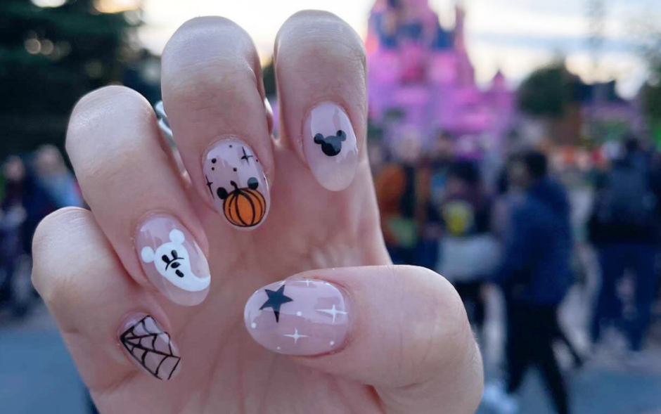 Disney Halloween Nails: 111 Cute Ideas to Try! - Pixie Dust and Passports
